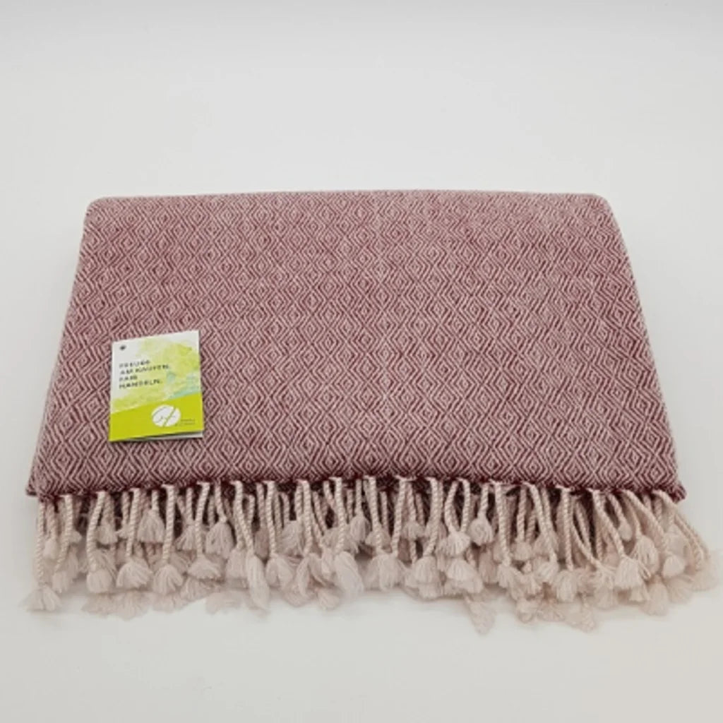 Decke mit Diamant-Muster – Lama Living